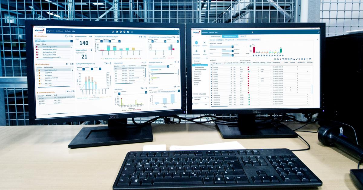 New WMS viadat | Efficient Material Flows | viastore SOFTWARE